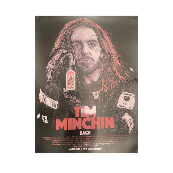 Tim Minchin / Back Tour Illustration / Poster – sound-merch.com.au