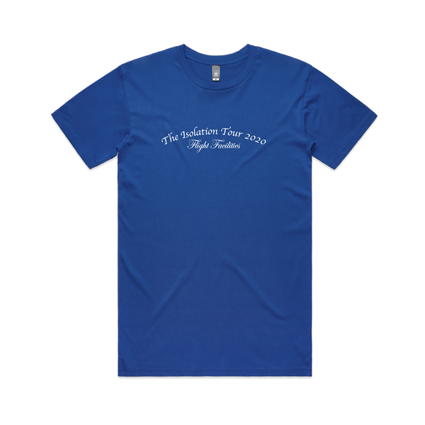 Flight Facilities 'Isolation Tour' Blue T-Shirt – sound-merch.com.au