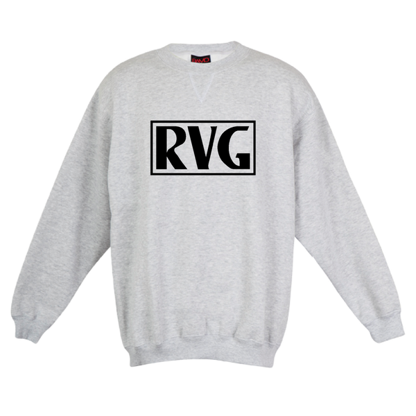 RVG Logo Grey Marl Crew – sound-merch.com.au