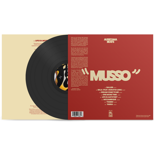 Ausecuma Beats / Musso LP Vinyl – sound-merch.com.au