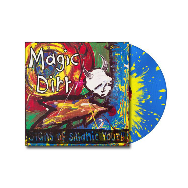 Magic Dirt / Signs Of Satanic Youth EP Vinyl (Blue Vinyl w Yellow Spla ...