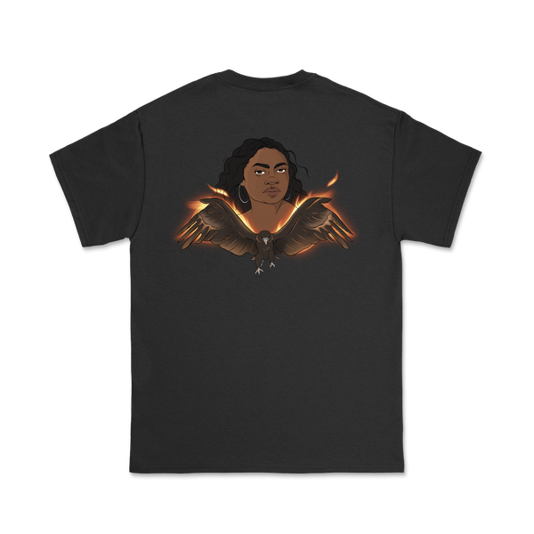Miiesha / Eagle / Black T-Shirt – sound-merch.com.au