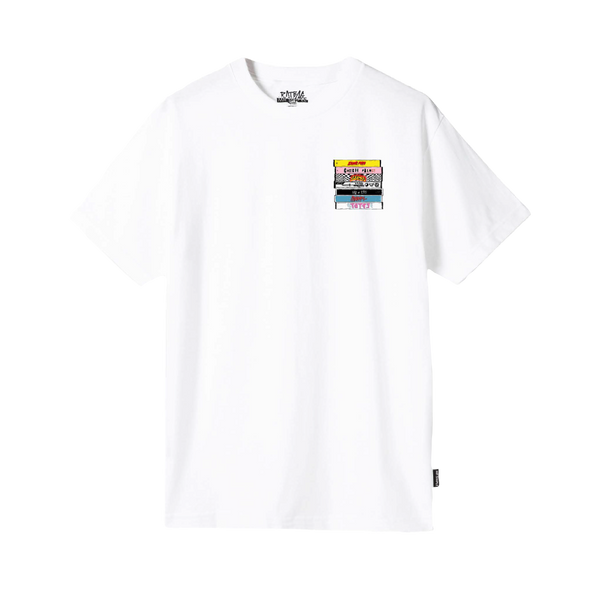 RATBAG X MR SIMPLE / Mix Tapes SS White T-Shirt – sound-merch.com.au