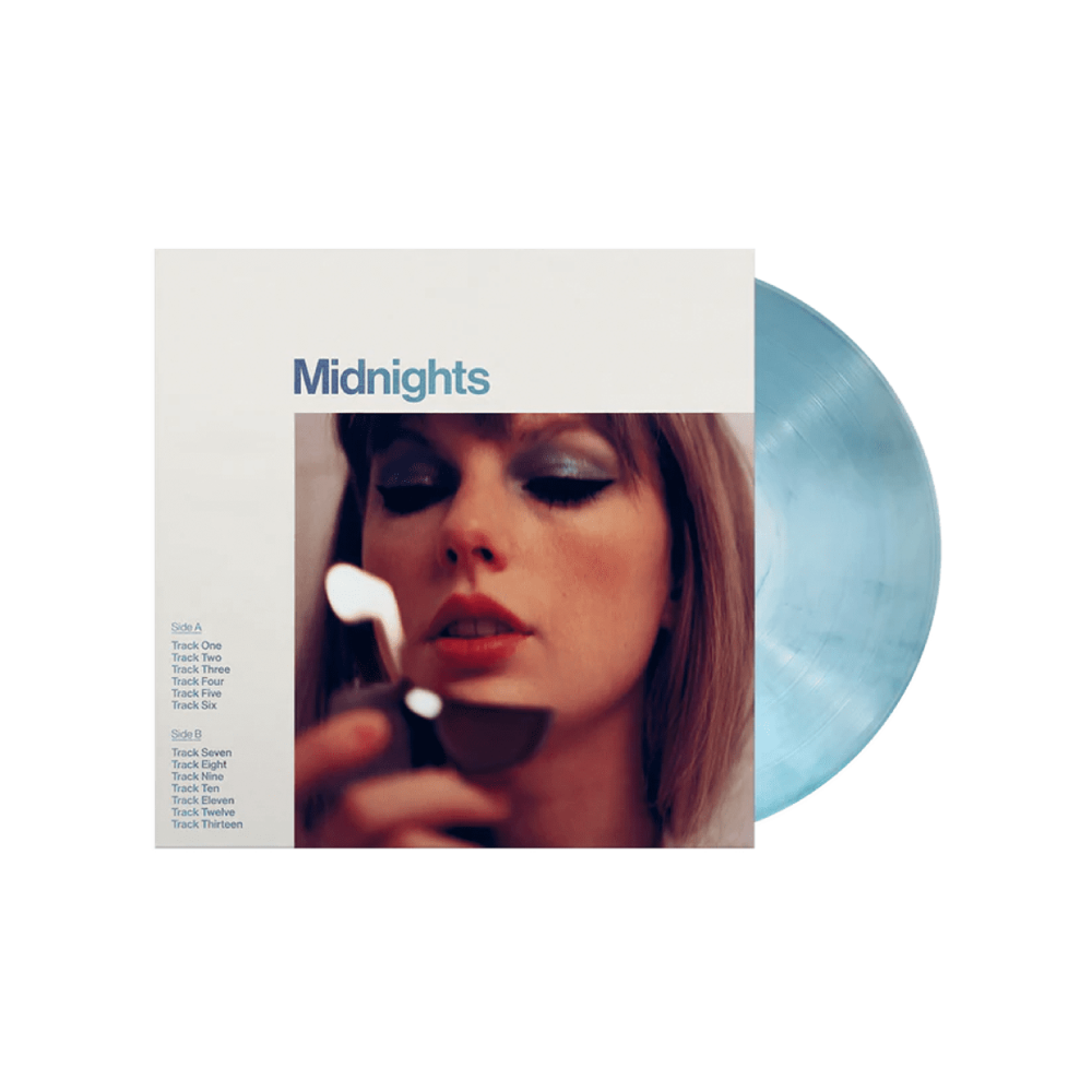 Taylor Swift / Midnights LP Moonstone Blue Marbled Vinyl – sound-merch ...