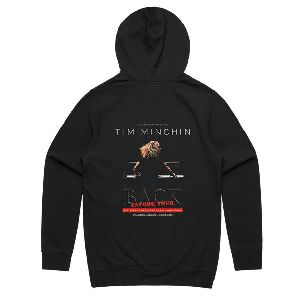Tim Minchin / NZ Tour Black Hoodie – sound-merch.com.au