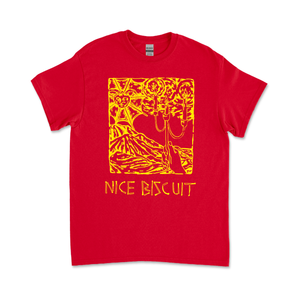 Nice Biscuit / Red T-Shirt – sound-merch.com.au