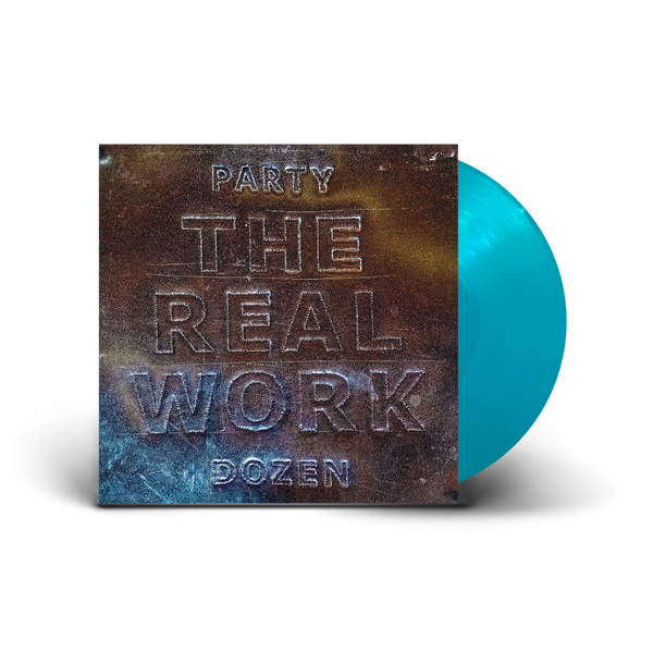 Party Dozen / The Real Work LP Teal Vinyl – sound-merch.com.au