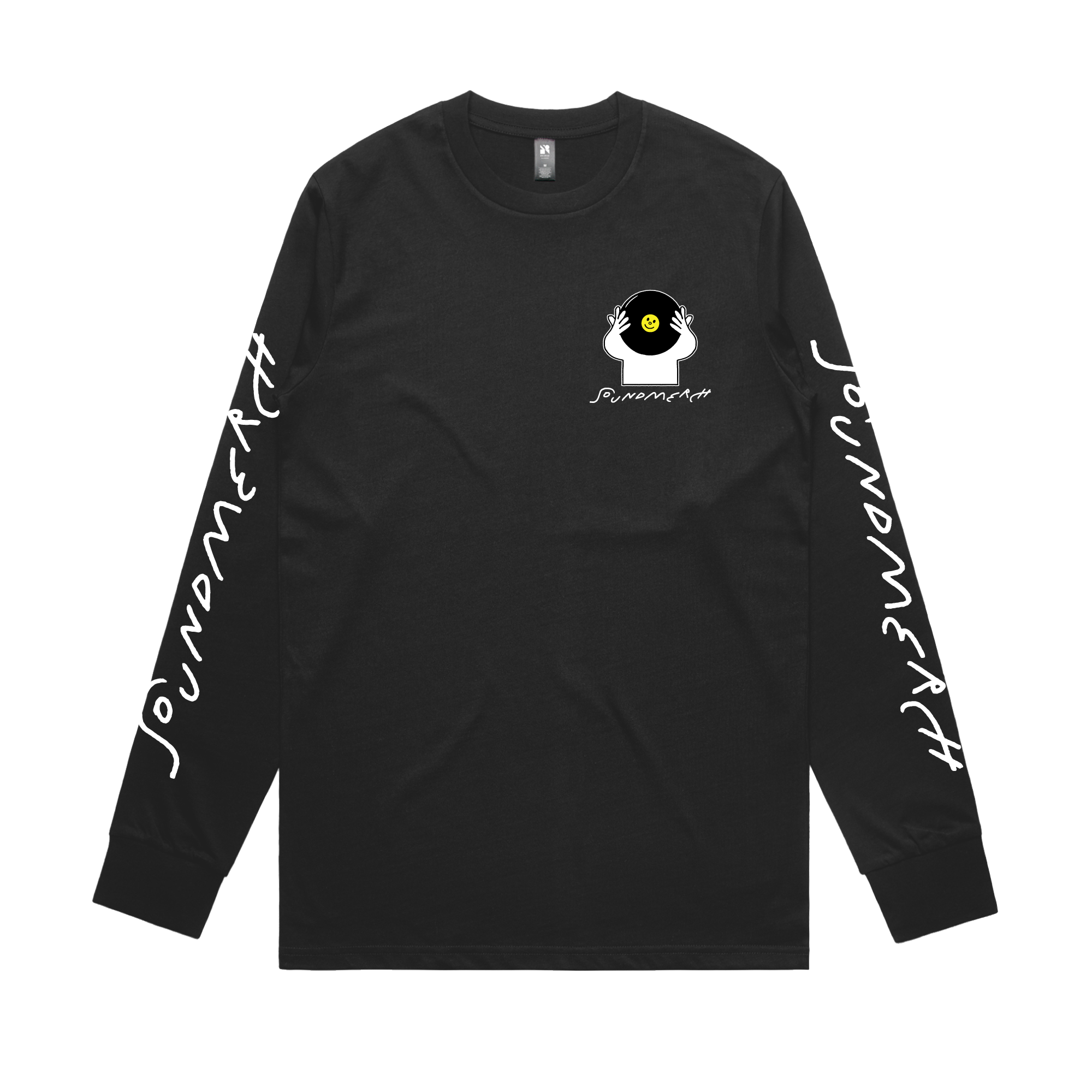 Sound Merch / Record Head / Black Long Sleeve T-Shirt – sound-merch.com.au