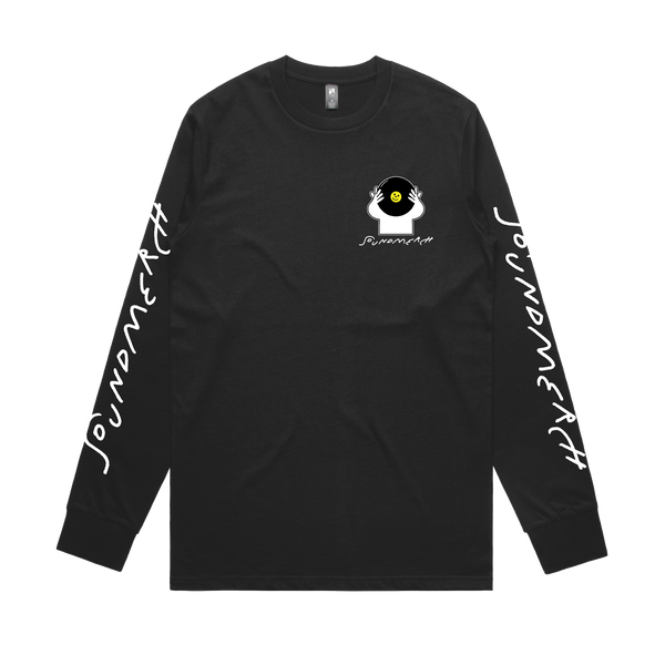 Sound Merch / Record Head / Black Long Sleeve T-Shirt – sound-merch.com.au