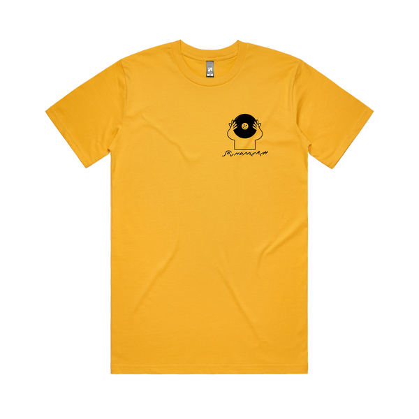 Sound Merch / Record Head / Yellow T-Shirt – sound-merch.com.au