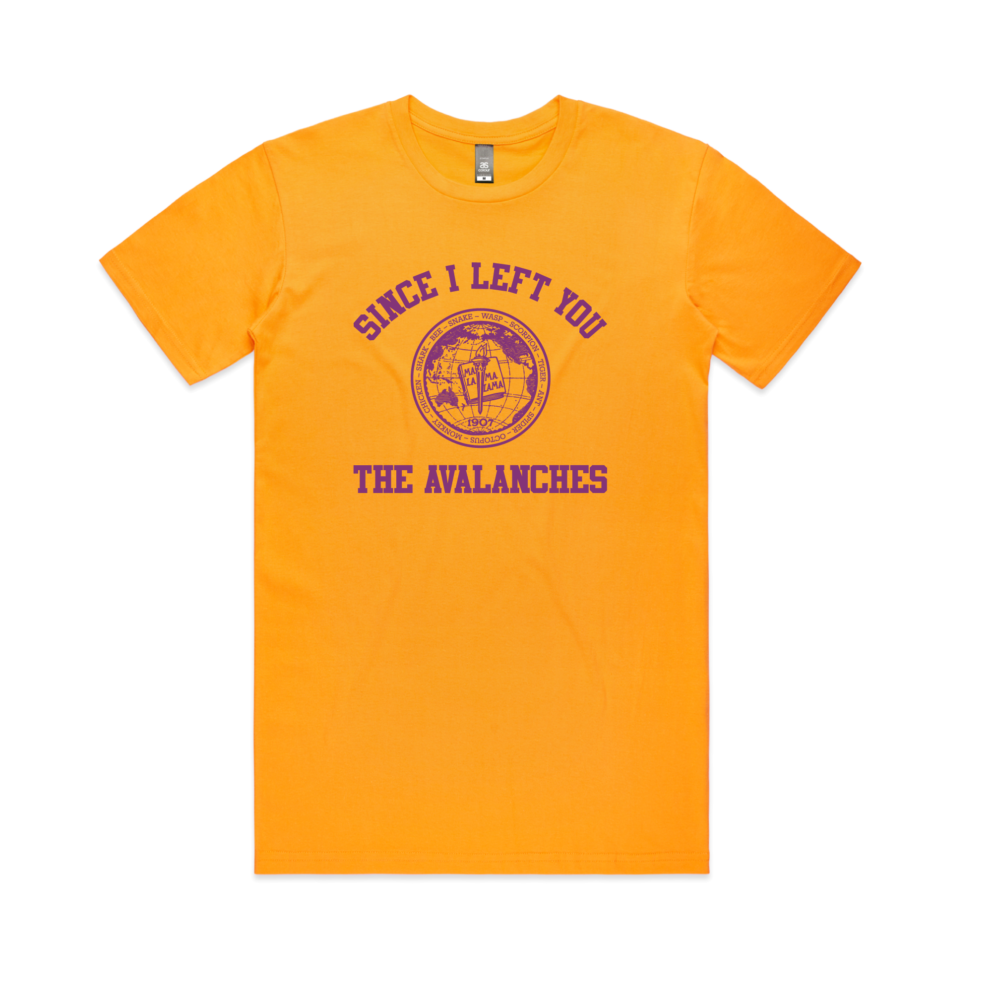 The Avalanches / Since I Left You / Gold T-shirt – sound-merch.com.au