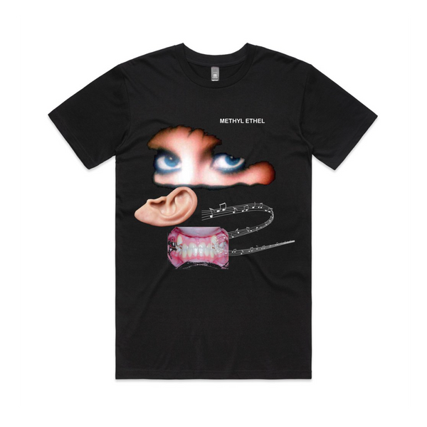Methyl Ethel / Teeth / Black T-shirt – sound-merch.com.au