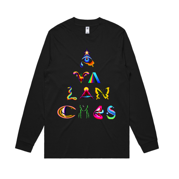 The Avalanches 'Pyramid ' longsleeve black t-shirt – sound-merch.com.au
