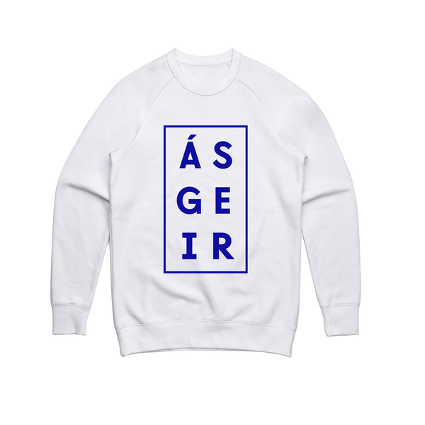 Asgeir 'Afterglow' White Sweater – sound-merch.com.au