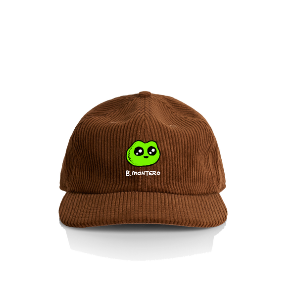 Froggy / Brown Cord Embroidered Cap – sound-merch.com.au