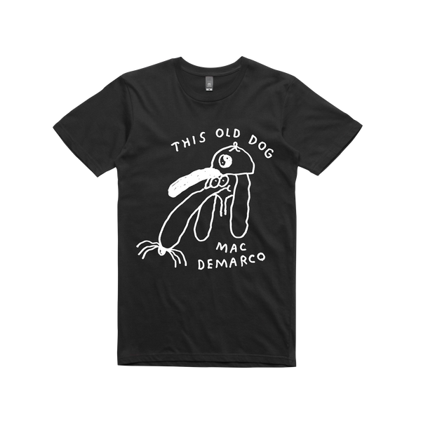 Mac Demarco 'Ying Yang Dog' / Black t-shirt. – sound-merch.com.au