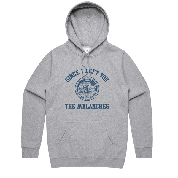 The Avalanches 'SInce I Left You' / grey marl hood – sound-merch.com.au